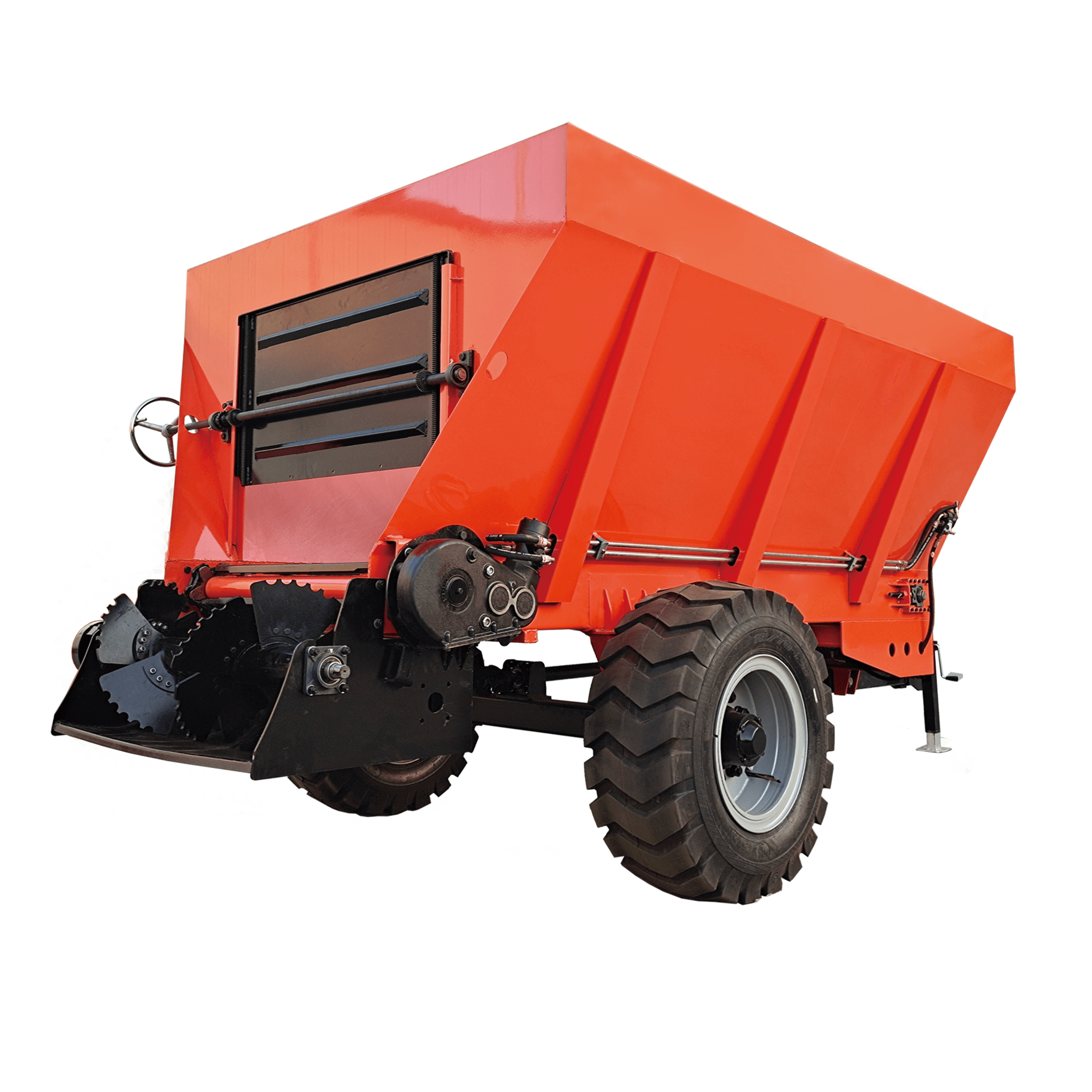 Towed Horizontal Winch Fertilizer Spreader - Minnuo Agricultural Machinery
