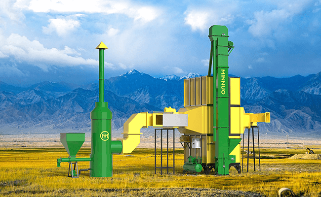 Continuous Vertical Flow Grain Dryer 5HDH Series - Minnuo Agricultural ...