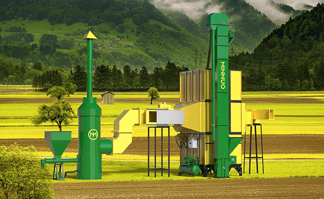Continuous Vertical Flow Grain Dryer 5HDH Series - Minnuo Agricultural ...